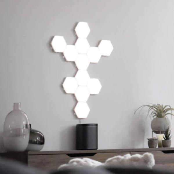Quantum Touch LED Lights™ Modular Hexagonal Touch LED Wall Lights ...