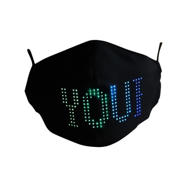 LED Face Mask With Programmable Display – Dgitrends